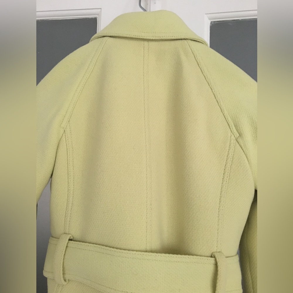 Double Cloth Wool Trench Coat - Gem